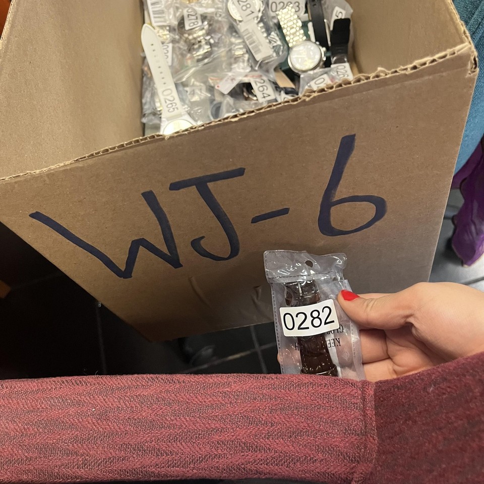 Poedagar Watch Mens Gold Case Brown Leather Strap Black Dial Date ...