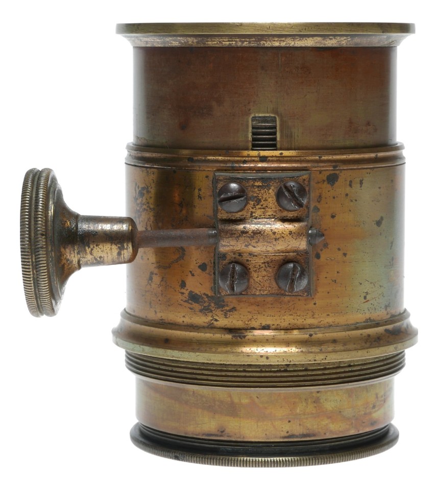 Vintage Brass Portrait Lens Medium Large Format Plate Camera | eBay