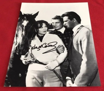 Genuine Hazel Court Signed Photo Hammer | Grelly UK