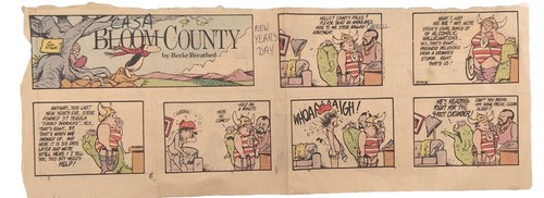 Classic Vintage Bloom County Comic Strip Suitable For Framing | eBay