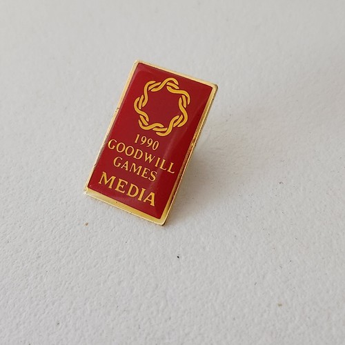 1990 SEATTLE GOODWILL GAMES MEDIA LAPEL PIN COLLECTIBLE | eBay