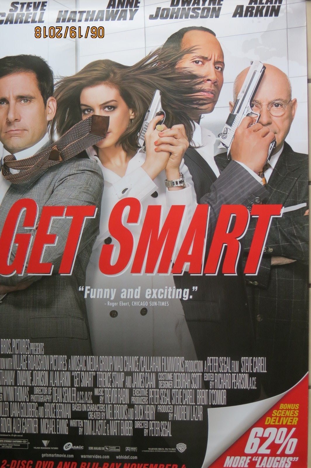 GET SMART BLU-RAY & DVD MOVIE POSTER 1 Sided ORIGINAL 27x40 | eBay