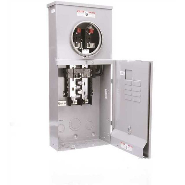 Siemens MC0816B1200T Main Breaker Meter Combination, 200 Amp - Gray for ...