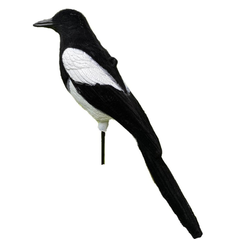 MAGPIE DECOY FLOCKED FULL BODIED HIGH DEFINITION SHOOTING HUNTING WITH ...