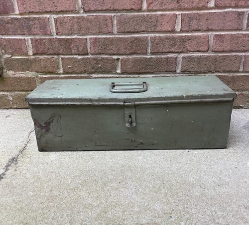 Vintage US Military Mechanics Tool Box with Pull Out Tray- Very Retro ...