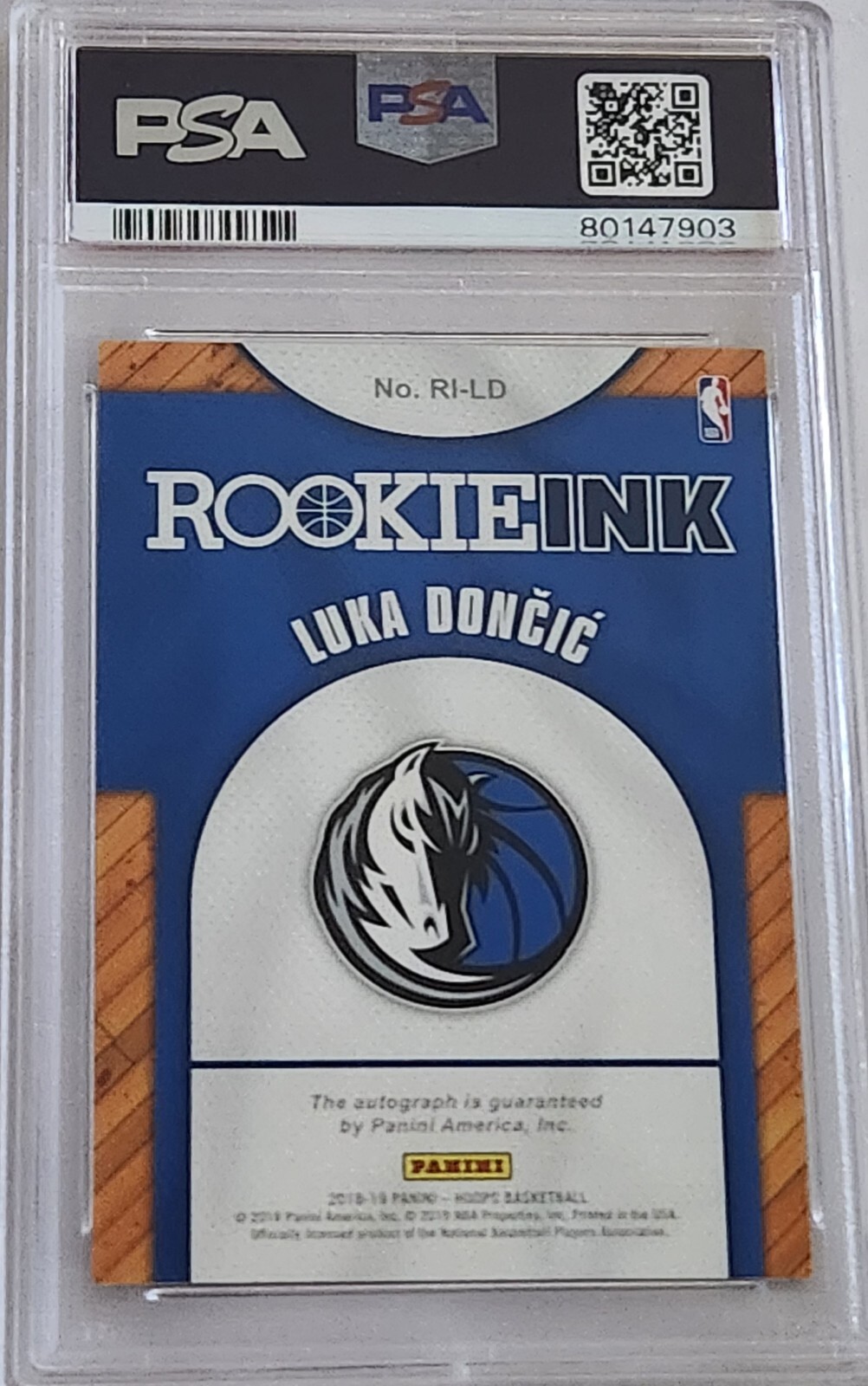 2018-19 Panini NBA Hoops - Rookie Ink #RI-LD Luka Dončić (AU, RC) for ...