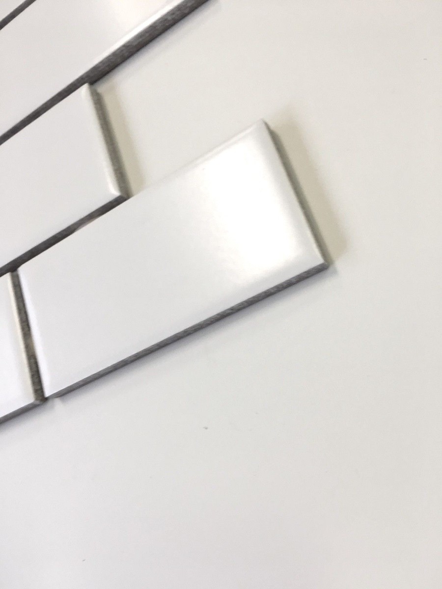 2x4 White Ceramic Subway Tile