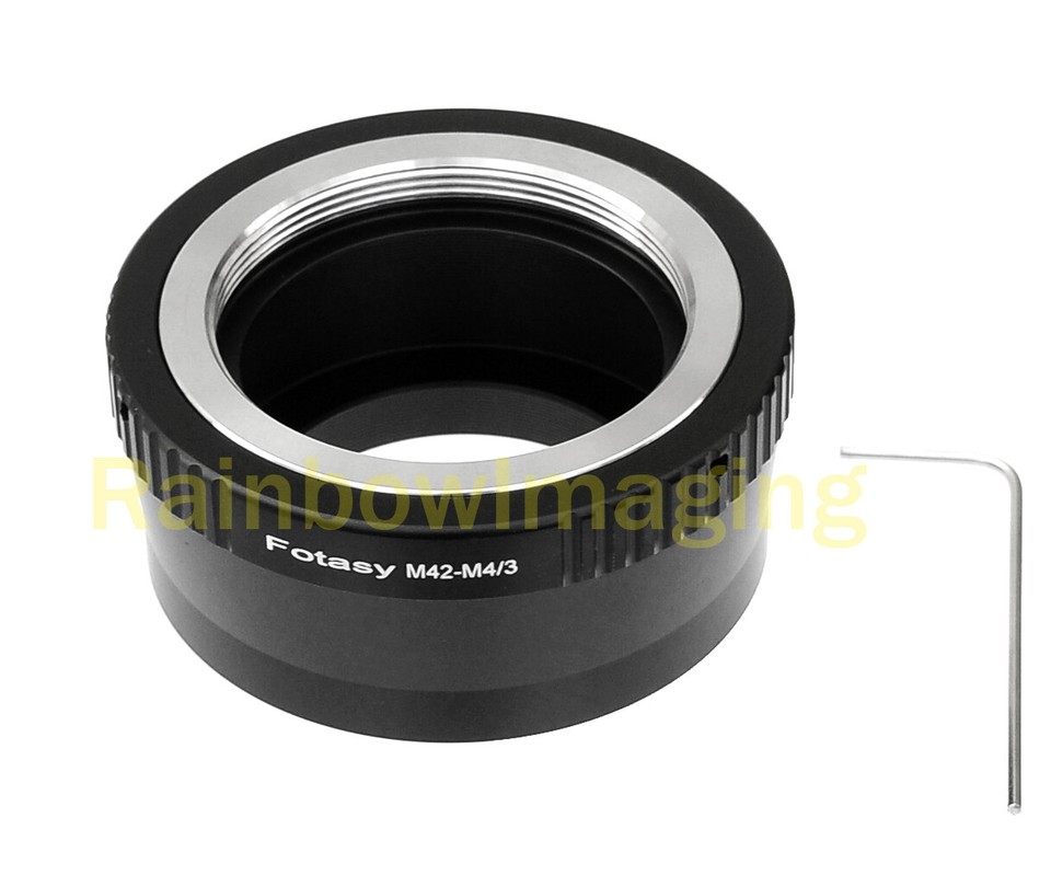 M42 Lens to Micro 4/3 m43 Adapter Olympus E-M5 II E-M10 II E-PM2 E-PM1 ...
