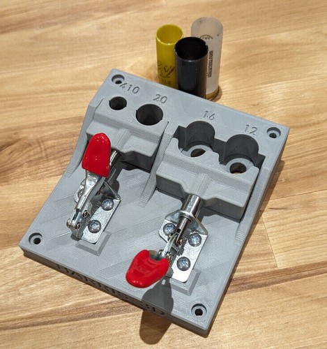 Shotgun Shell Hull Roll Crimp Clamp Vise 12 16 20 410 Guage | eBay