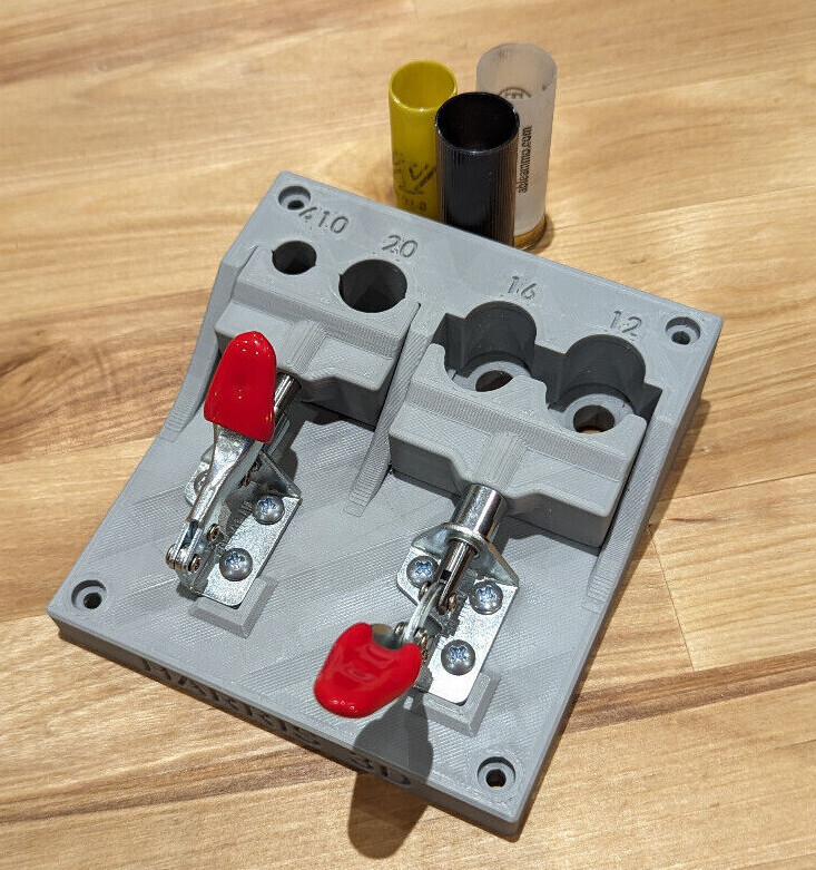 Shotgun Shell Hull Roll Crimp Clamp Vise 12 16 20 410 Guage | eBay