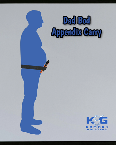 Universal Appendix Carry Wedge - Concealed Carry Holster Accessory | eBay