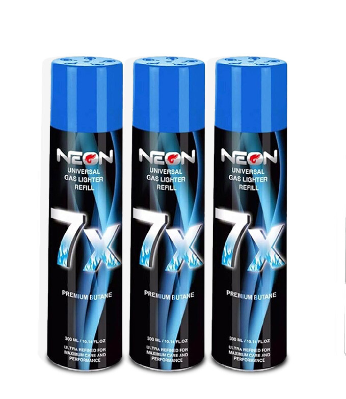 Neon 7X Refined Butane Lighter Gas Fuel Refill 300ML 10.14oz | eBay