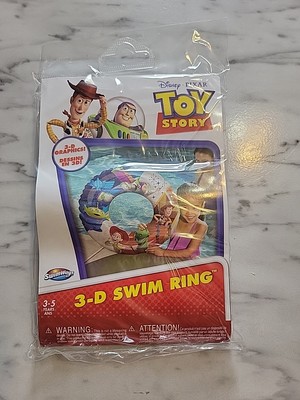 Disney Pixar Toy Story Kids 3-D Swim Ring Woody, Buzz, Jessie Free ...