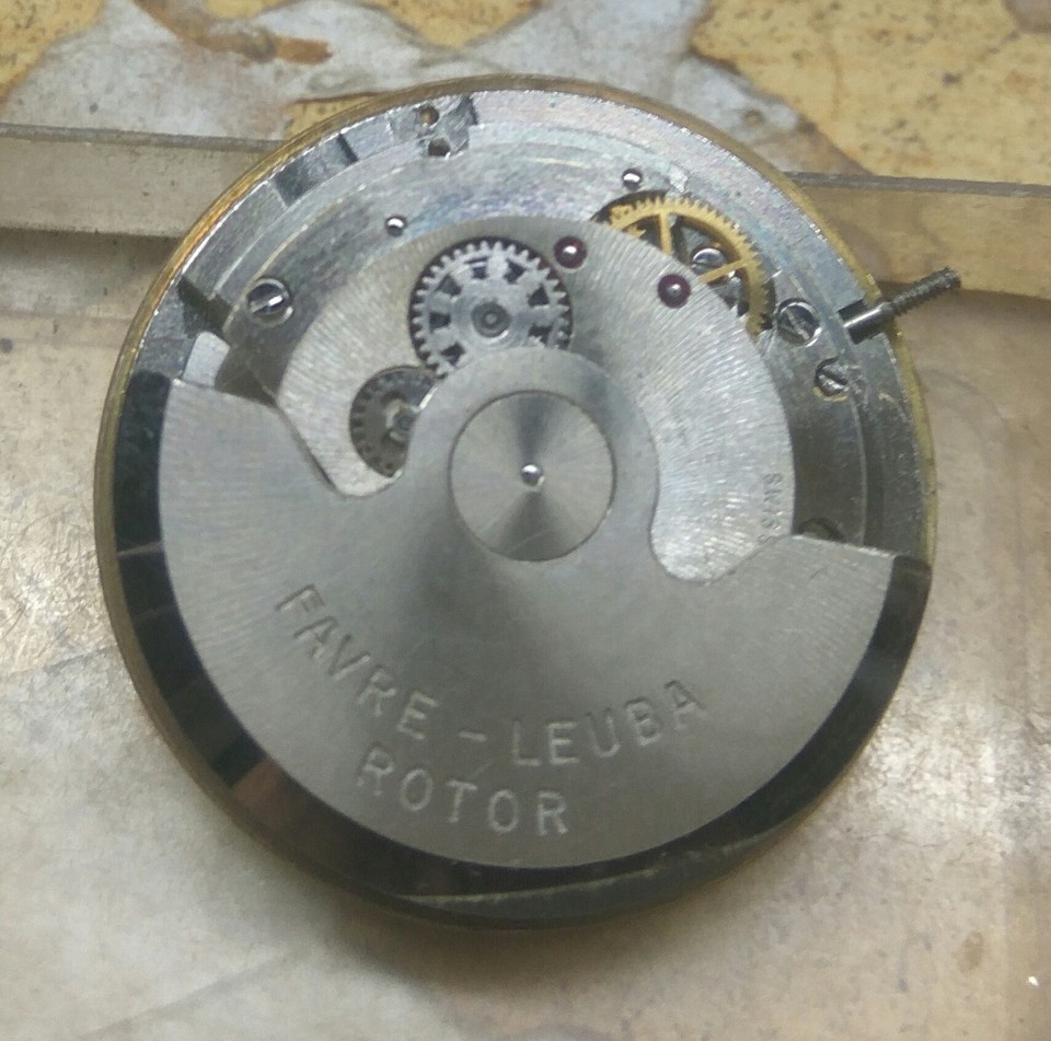 USED FAVRE-LEUBA ETA-1256 AUTOMATIC WATCH MOVEMENT ( BL-OK ) FOR PARTS ...