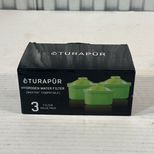Turapur Hydrogen Water Filter 3 Filter Value Pack New Sealed Filters ...