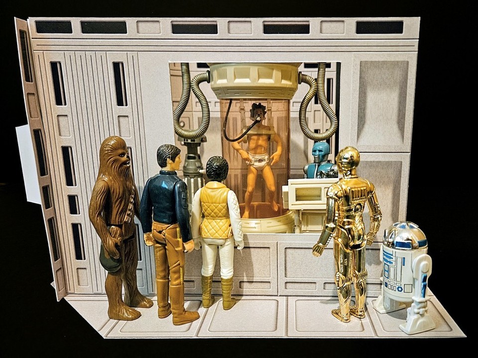 Echo Base Bacta Med Bay Custom Playset Backdrop Star Wars TVC Hasbro ...