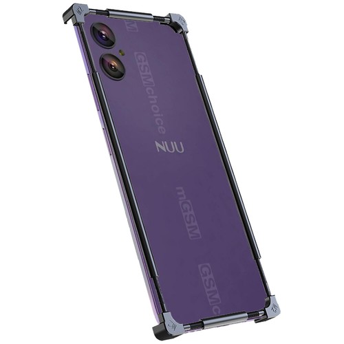 For NUU MOBILE A15 Phone Case Aluminium Frame Protective Metal border ...