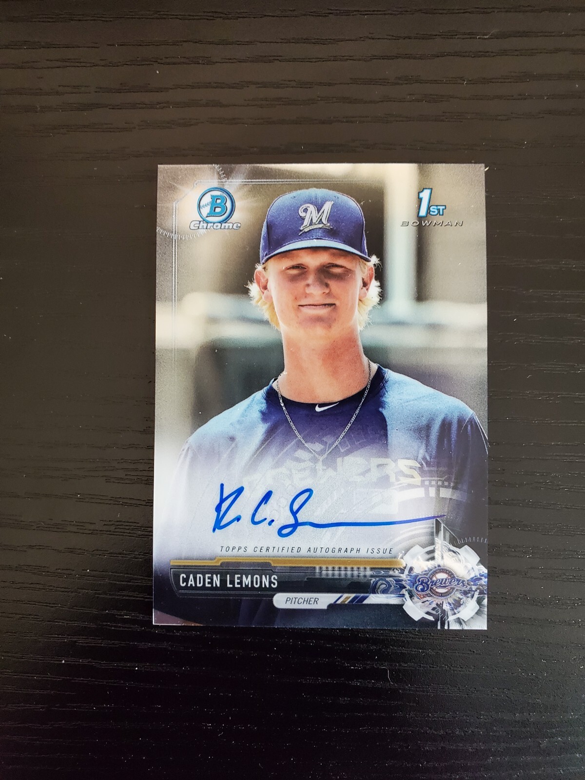 Caden Lemons - 2017 Bowman Chrome 1st Bowman Autograph ON-CARD AUTO | eBay