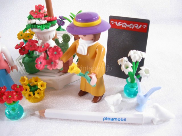 RARE Vintage 1996 PLAYMOBIL 5343 Victorian Market Flower Stand for sale ...