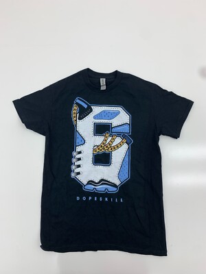 Gildan Mens Black Graphic DopeSkill Short Sleeve Shirt Size Small | eBay