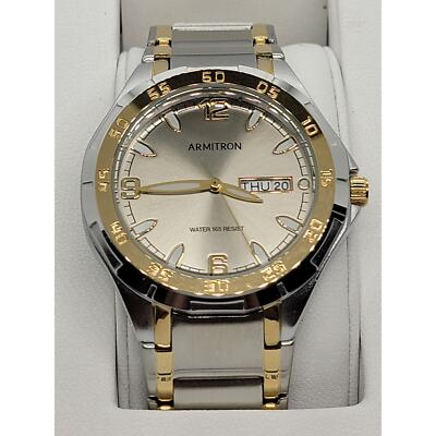 Armitron Men Two-Tone Stainless Steel Watch#11 | eBay