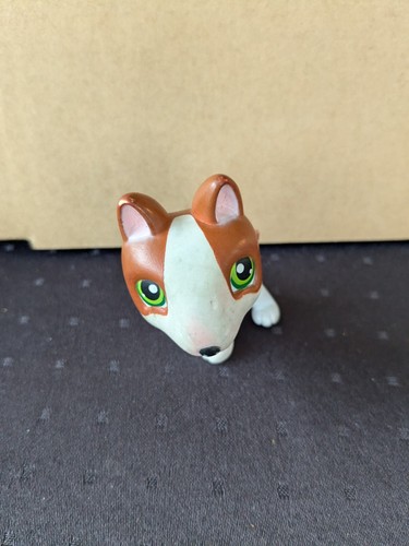 LPS Littlest Pet Shop #154 Bull Terrier Puppy Dog Green Eyes | eBay