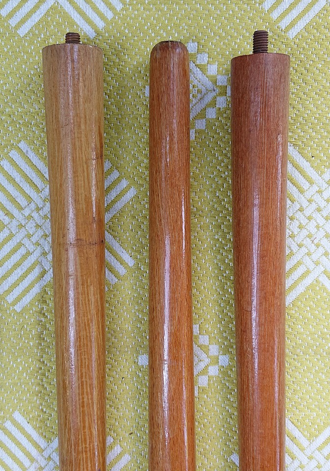 3 alte Möbelfüße Tischfüße Nierentisch Schrank Kommode 50er 60er Design ...