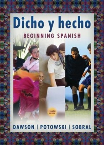 Dicho y Hecho : Beginning Spanish Hardcover 9780471761075| eBay