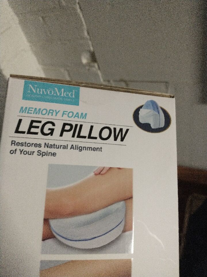 NovaMed Memory Foam Leg Pillow Restores Natural Alignment of your spine ...