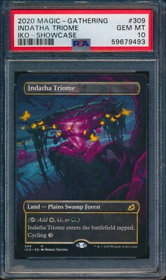 2020 MAGIC THE GATHERING IKO SHOWCASE INDATHA TRIOME #309 PSA 10! | eBay