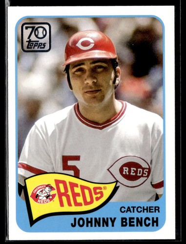2021 Topps #70YT-15 Johnny Bench Reds Baseball Card 0103C | eBay