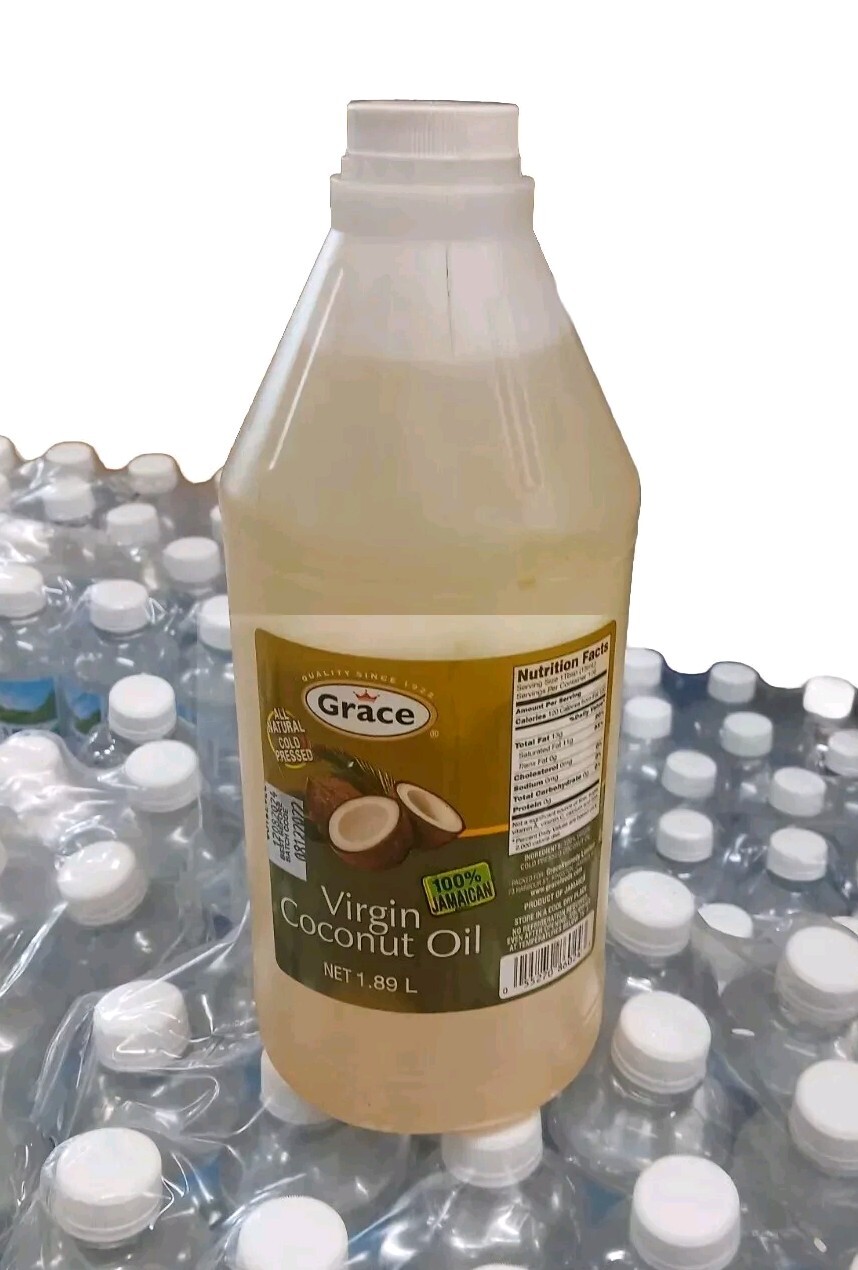 Grace Virgin Coconut Oil 1.87 L Cold Pressed( Shipped Free To USA ...
