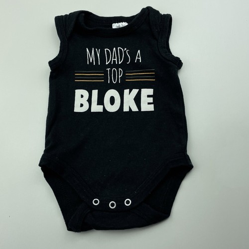 Girls,Boys size 000, Baby Berry, cotton singletsuit / romper, dad, GUC ...