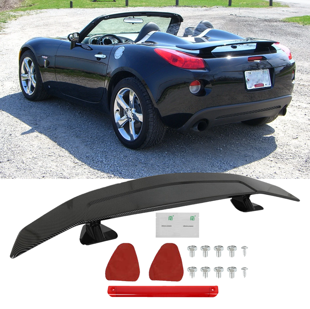 46" Rear Trunk Spoiler Wing Adjustable GT-Style Carbon For PONTIAC ...