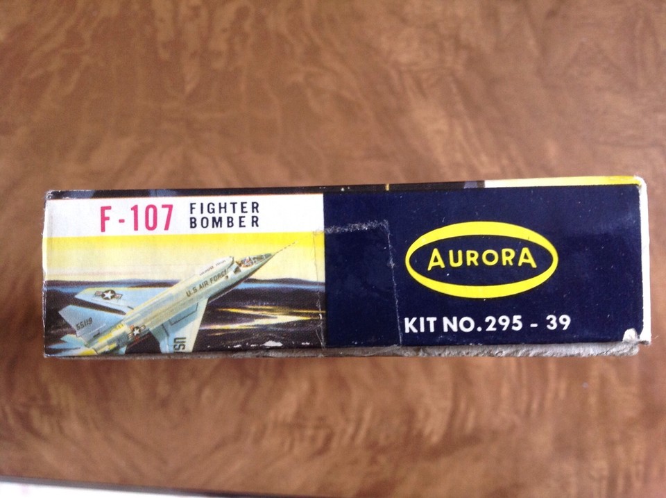 Aurora 1:72 North American F-107 Vintage Model Airplane Kit 295-39 ...