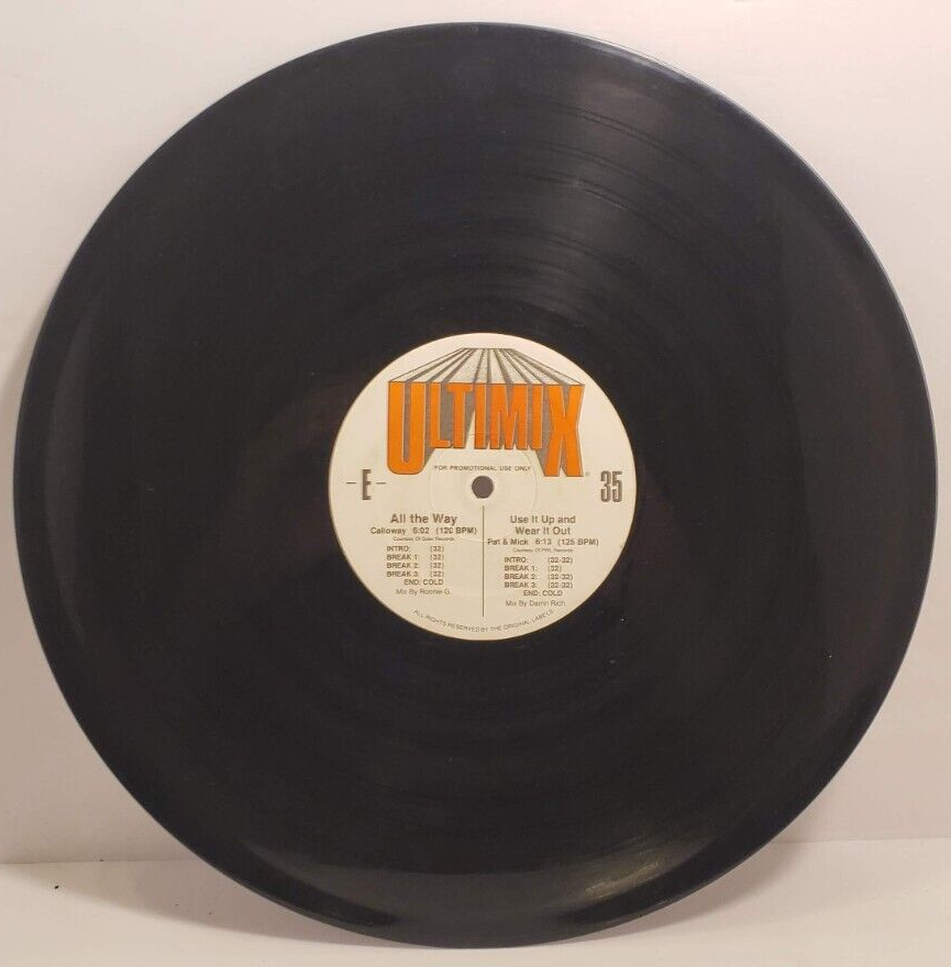 ULTIMIX 35 Sides C-F 12”Vinyl Maxi-Singles Lot of 2 Records 90's DJ ...