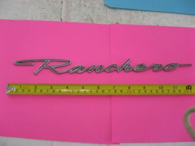 Emblem Badge Nameplate Vintage 1966 1967 1968 1969 1970 1971 1972 ...