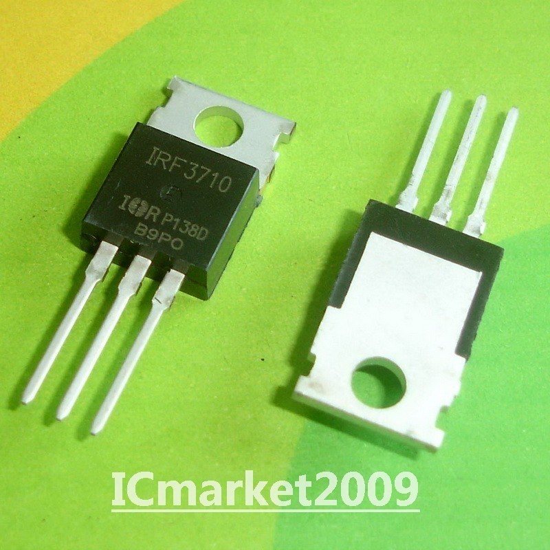 50 PCS IRF3710 TO-220 F3710 57A 100V N-Channel Power MOSFET Transistor ...