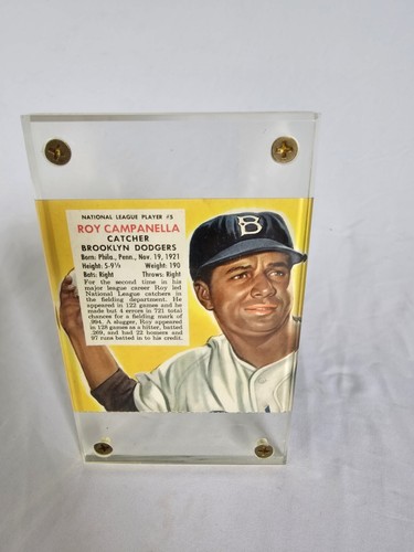 1954 Red Man Chewing Tobacco Roy Campanella Brooklyn Dodgers #13 ...