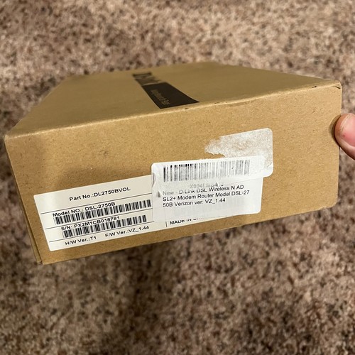 Verizon D-Link DSL-2750B 4-Port Wireless Gateway Modem Router | eBay