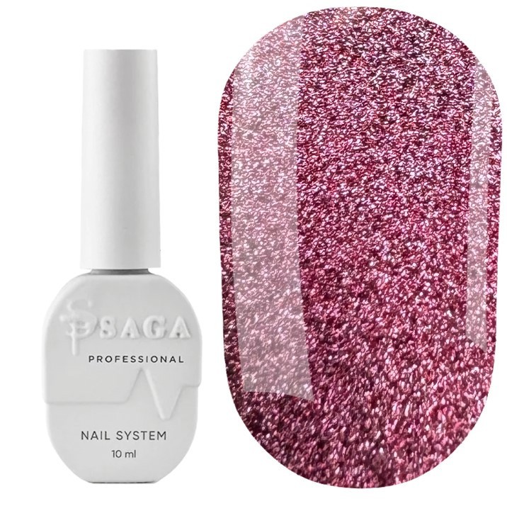 Saga Space Cat Eye Gel Nail Polish Shimmer Galaxy Cat Magnetic Manicure ...