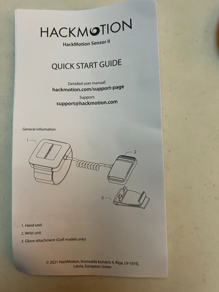 Hack Motion 1.0 Golf Wrist Sensor Analyzer System | eBay