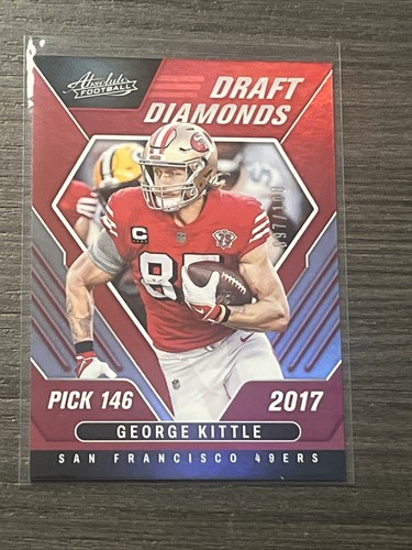 2022 Panini Absolute George Kittle Draft Diamonds #097/100 San ...