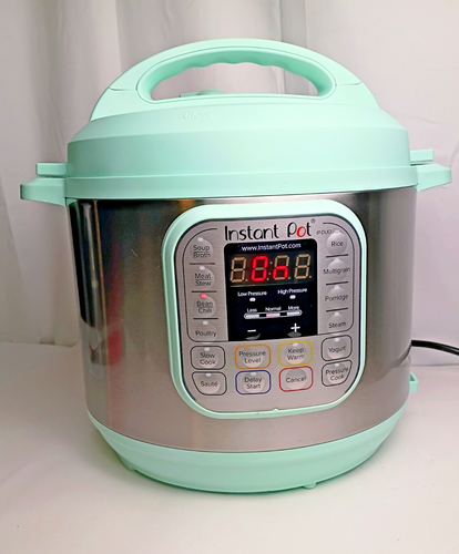 Duo60 Instant Pot 7-in-1 Programmable 6QT Pressure Cooker Teal Color | eBay