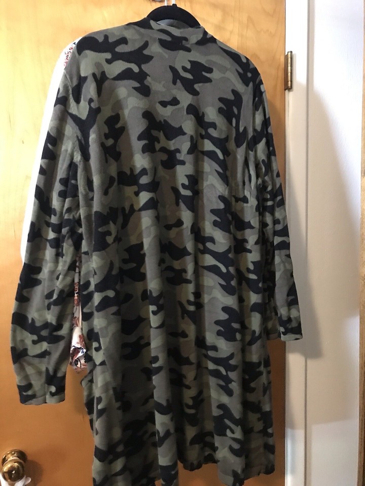 Kim Gravel Camo Cardigan Sz XL | eBay