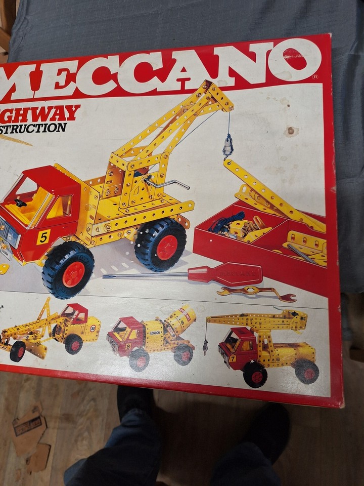 Vintage Late 70,s MECCANO HIGHWAY CONSTRUCTION SET. | eBay UK