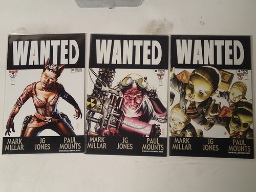 WANTED lot of 3 issues #2-4 Image Comics 2004 VF Mark Millar Top Cow FL ...
