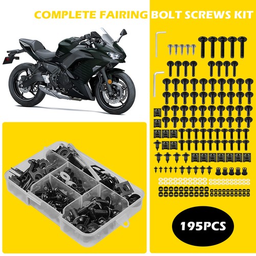 2 Bolt Kit Body Screw Set Motorcycle Replace Accessorie for Kawasaki ...