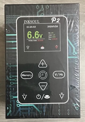 INKSOUL P2 6.6V Tattoo Power Supply Portable - NEW / SEALED | eBay