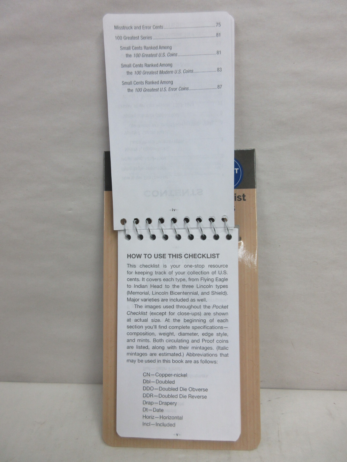 Whitman Guide Book Pocket Size Checklist of United States Coins Cents ...